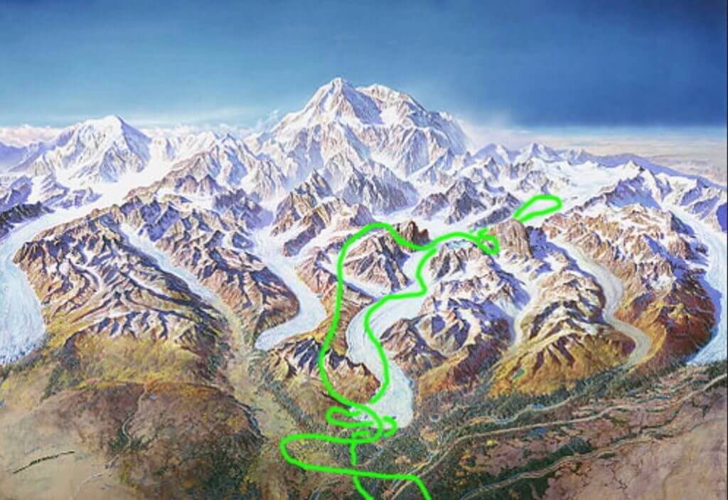 Ruth Amphitheater Flightseeing and Ruth Glacier Tour | N2 Alaska